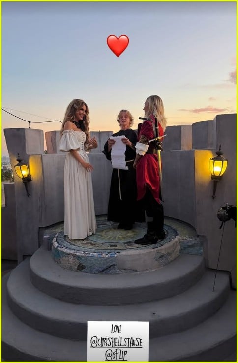 Chrishell Stause & G-Flip Get Married Again, This Time in Medieval ...