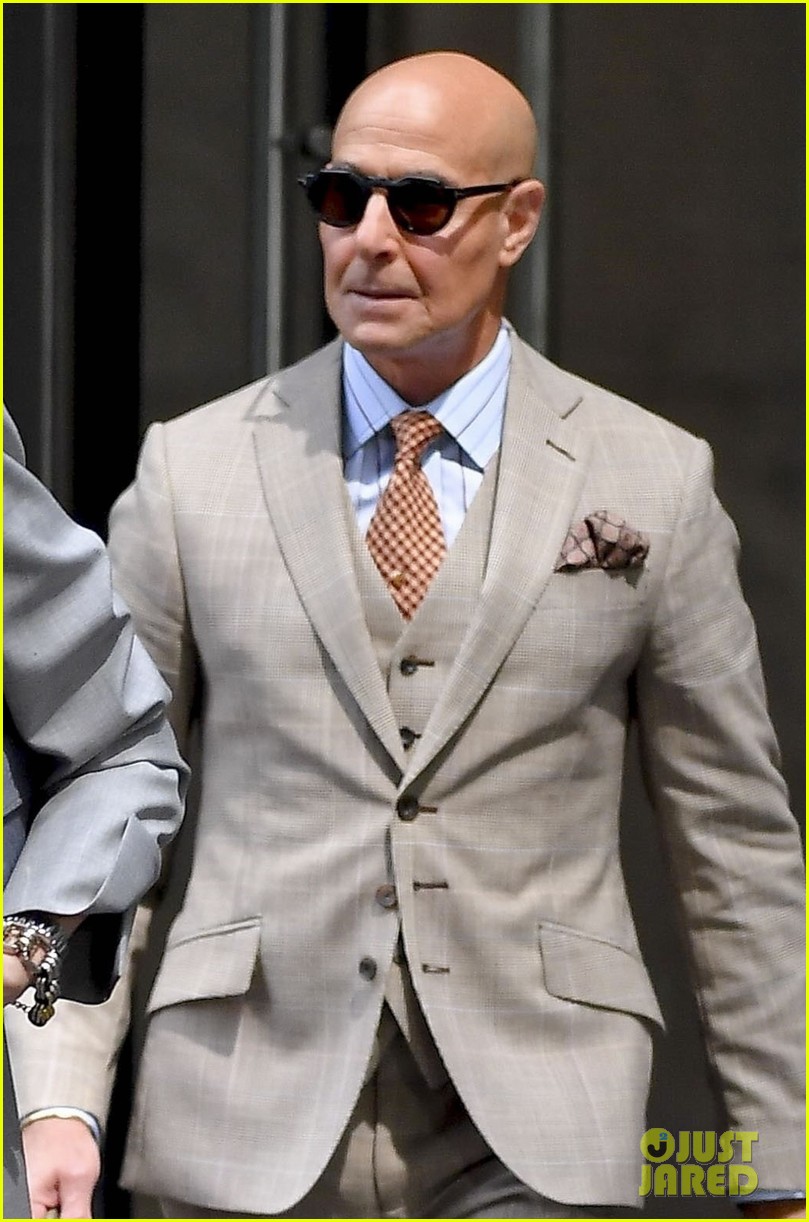 Meryl Streep & Stanley Tucci Film Scenes for 'The Devil Wears Prada 2 ...