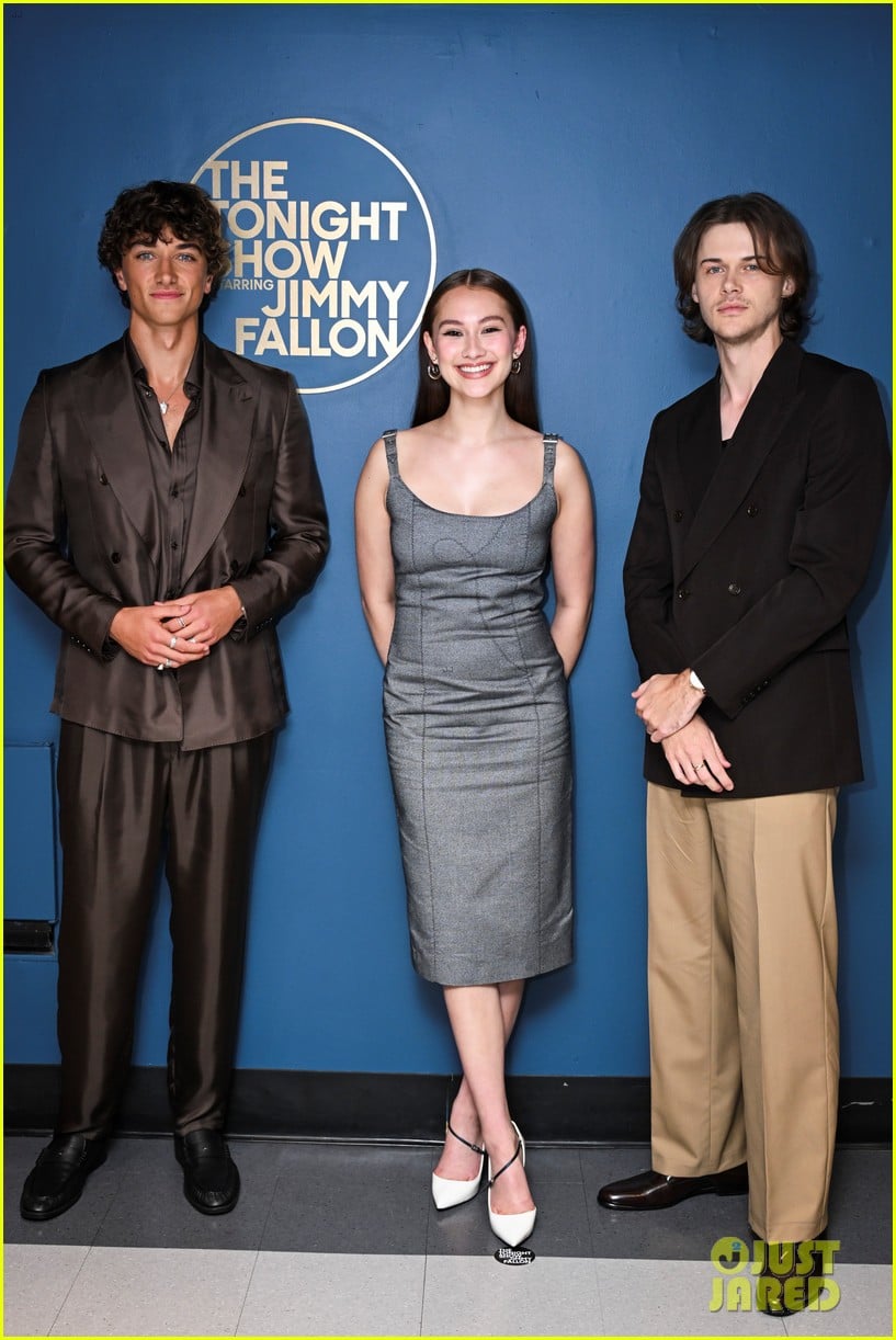 Lola Tung, Gavin Casalegno, & Christopher Briney Promote 'The Summer I Turned Pretty' Season 3 ...