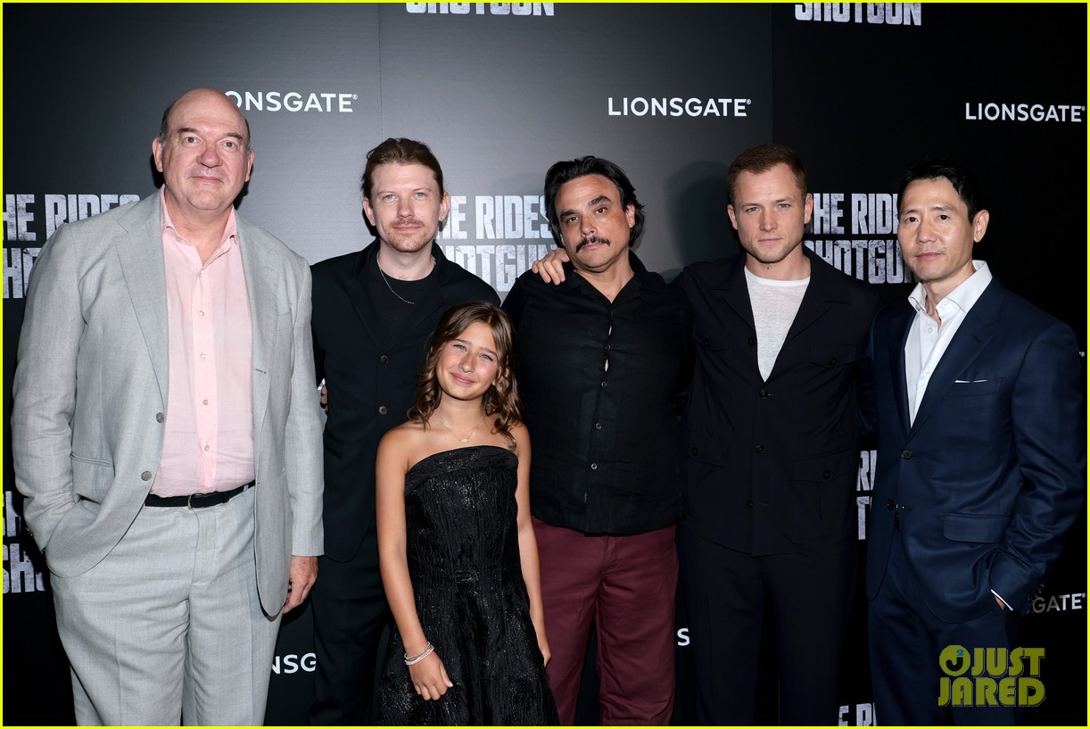 Taron Egerton & Young Co-Star Ana Sophia Heger Attend 'She Rides Shotgun' Premiere in NYC: Photo ...