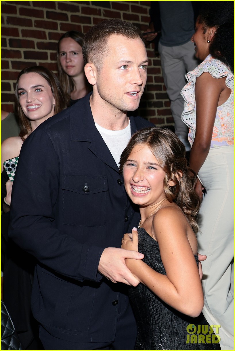 Taron Egerton & Young Co-Star Ana Sophia Heger Attend 'She Rides Shotgun' Premiere in NYC: Photo ...