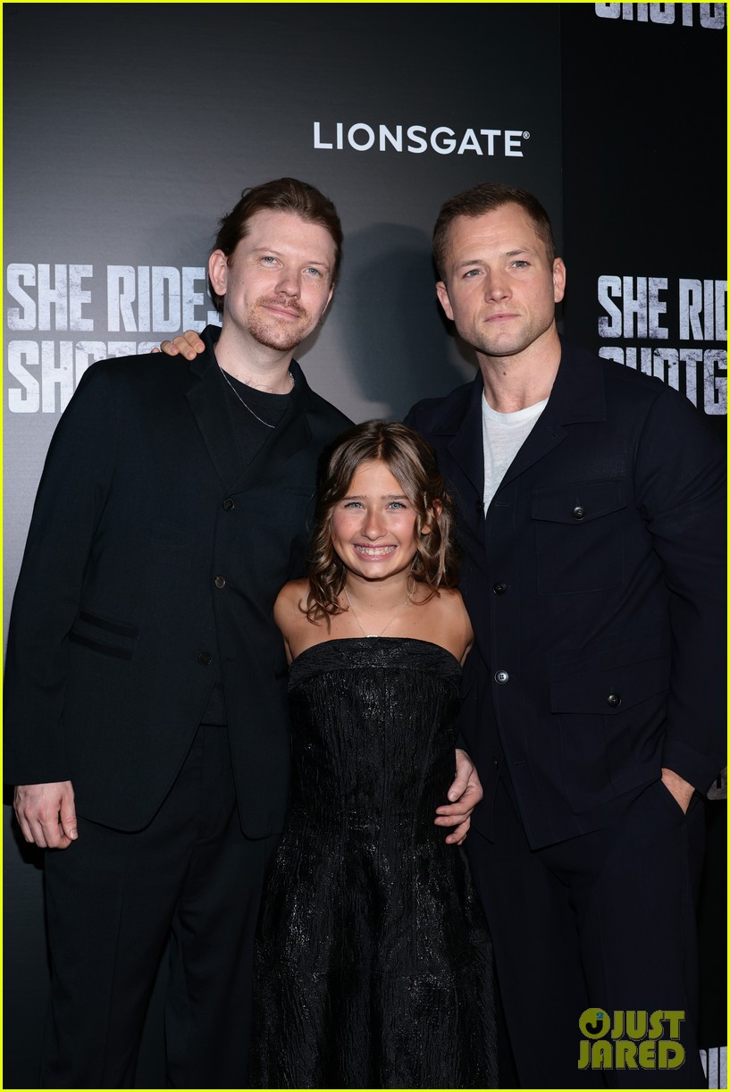 Taron Egerton & Young Co-Star Ana Sophia Heger Attend 'She Rides Shotgun' Premiere in NYC: Photo ...
