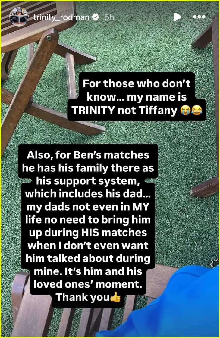 Trinity Rodman Slams Wimbledon Commentator for Focusing on Estranged ...