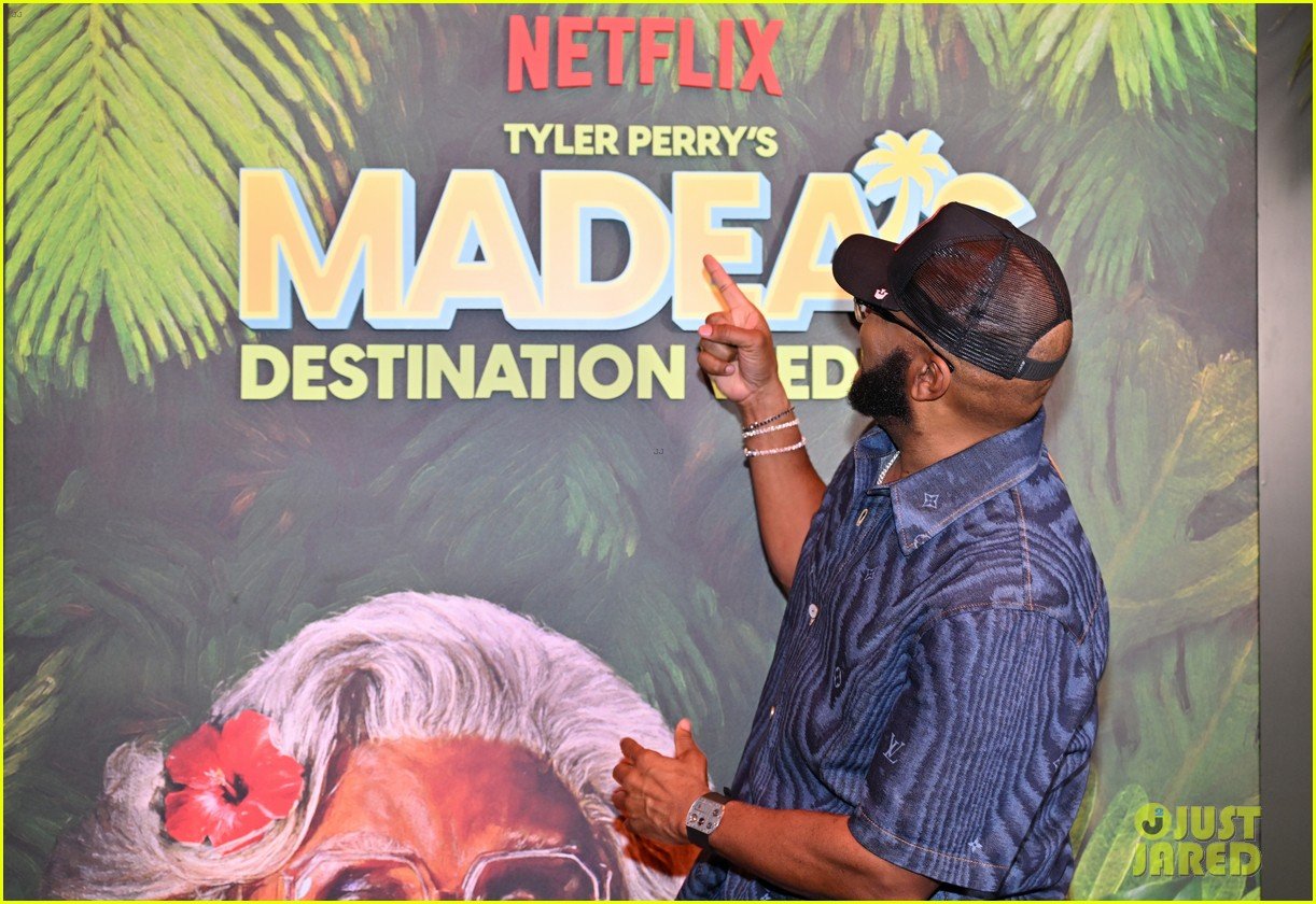 Tyler Perry Attends 'Madea's Destination Wedding' Screening Following ...