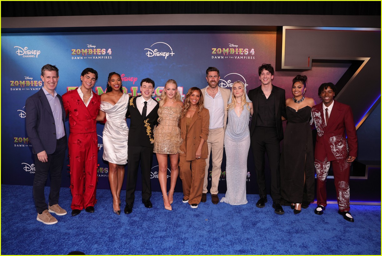 Meg Donnelly & Milo Manheim Get Support from Loved Ones at 'Zombies 4 ...