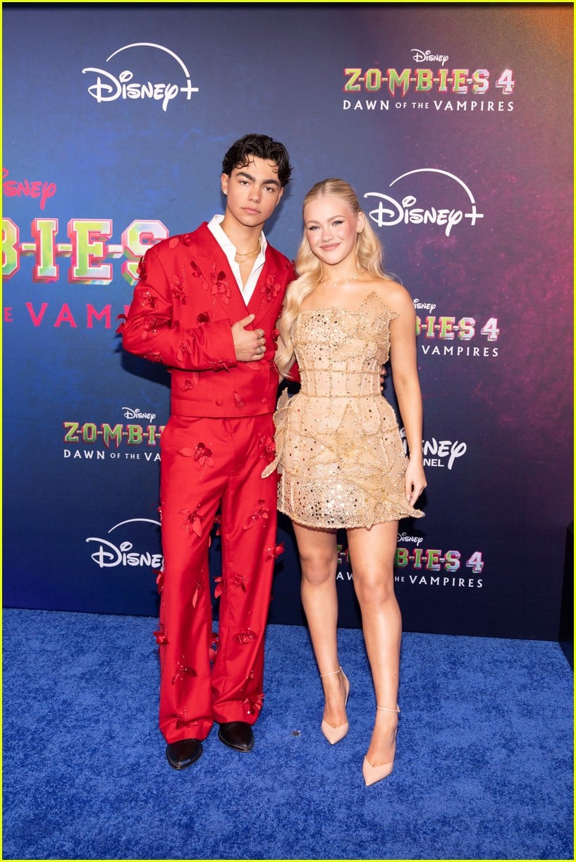 Meg Donnelly & Milo Manheim Get Support from Loved Ones at 'Zombies 4 ...