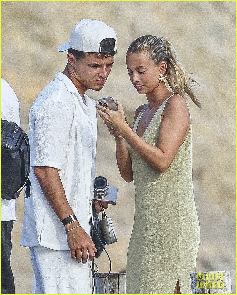 F1 Star Lando Norris Flaunts PDA With Girlfriend Margarida Corceiro On ...