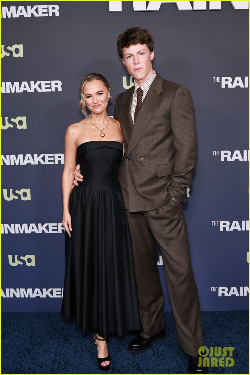 'The Rainmaker' Star Milo Callaghan Bends Down to Madison Iseman's ...
