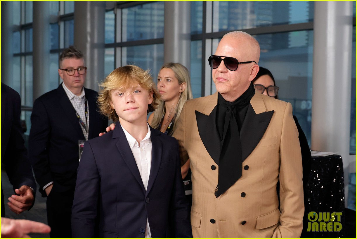 Ryan Murphy Makes Rare Red Carpet Appearance With Son Logan at TV ...