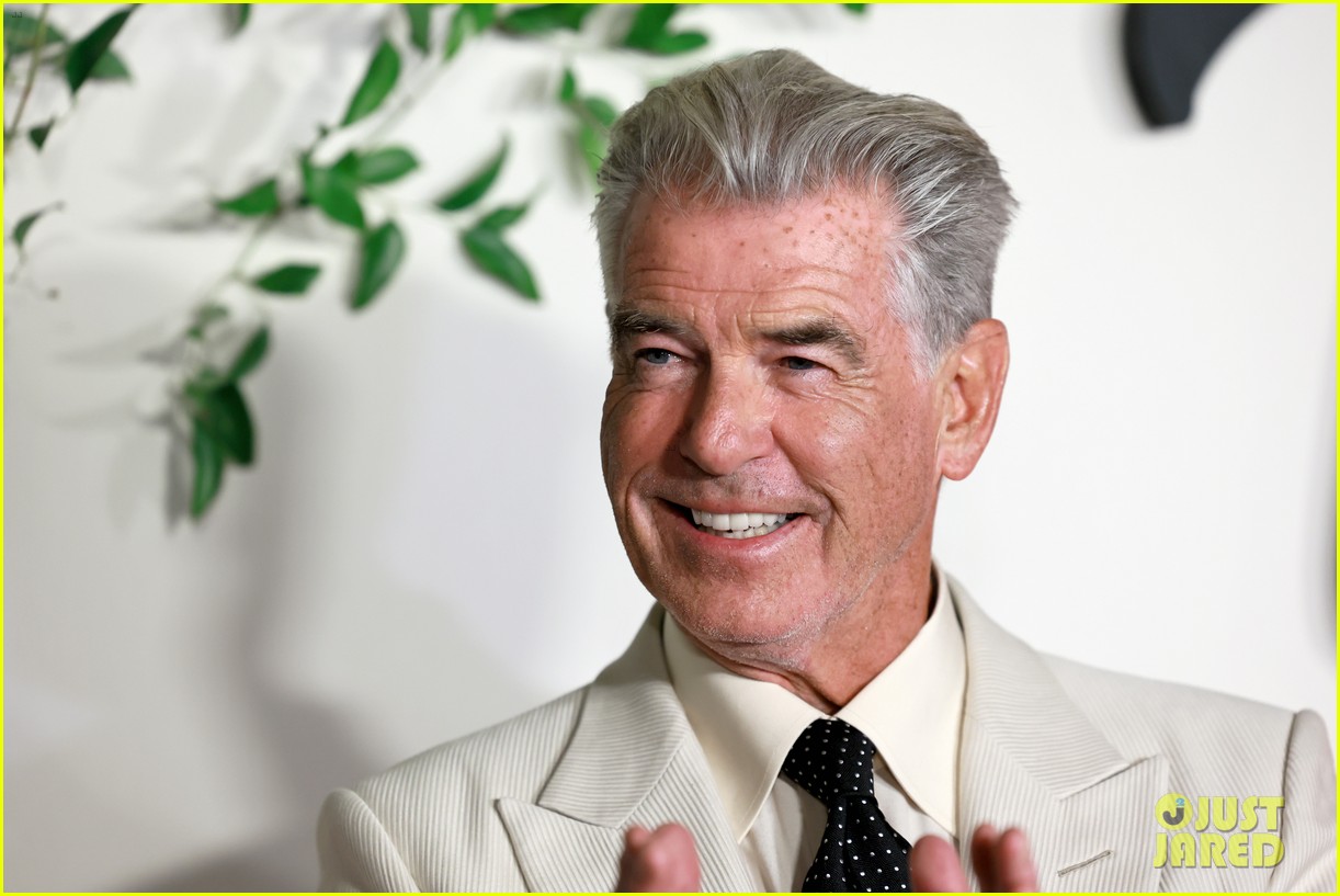 Helen Mirren & Pierce Brosnan Match in White Looks at 'Thursday Murder Club' NYC Premiere ...