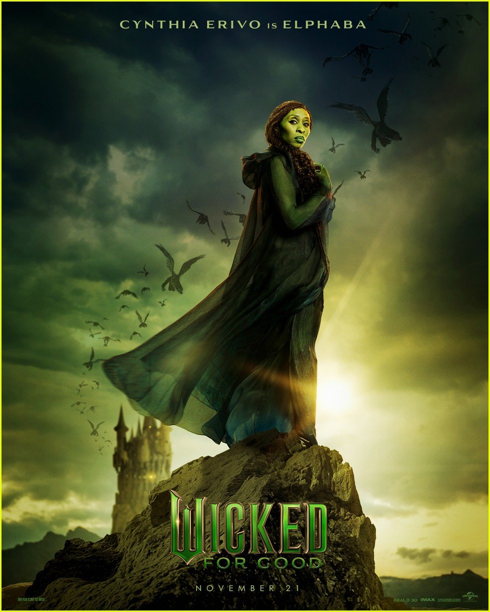 New 'Wicked 2' Movie Posters Featuring Ariana Grande & Cynthia Erivo ...