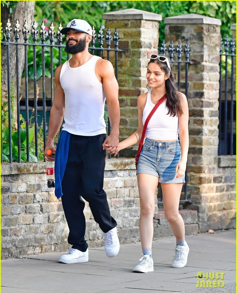 Rachel Zegler & Boyfriend Nathan Louis-Fernand Match in Tank Shirts ...