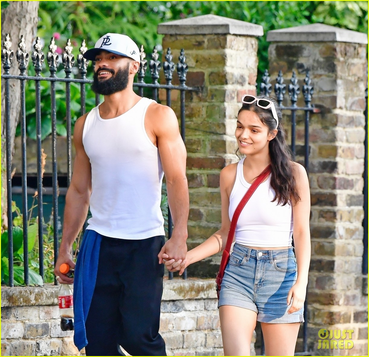 Rachel Zegler & Boyfriend Nathan Louis-Fernand Match in Tank Shirts ...