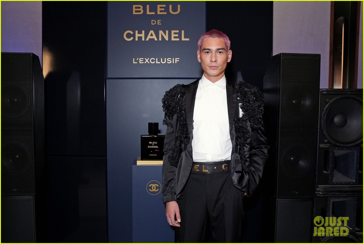 Christopher Briney Cradles Sean Kaufman at Bleu de Chanel Launch Party After 'Summer I Turned ...