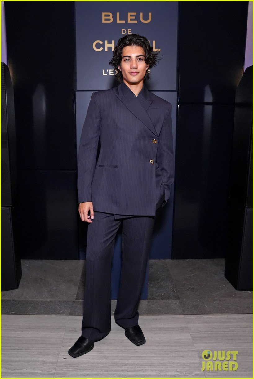 Christopher Briney Cradles Sean Kaufman at Bleu de Chanel Launch Party After 'Summer I Turned ...