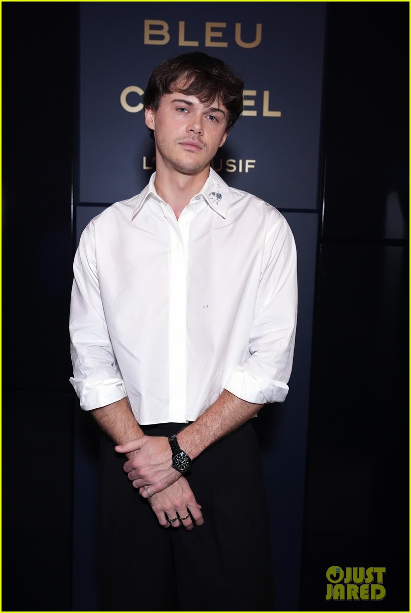 Christopher Briney Cradles Sean Kaufman at Bleu de Chanel Launch Party After 'Summer I Turned ...