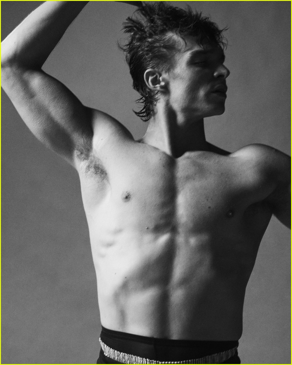 Nicholas Alexander Chavez Poses for Steamy Shirtless Shoot to Model New ...