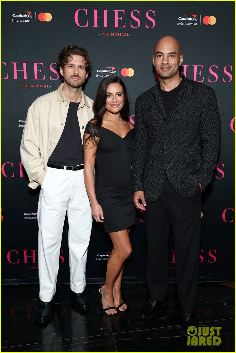 Lea Michele Joins 'Chess' Cast at Press Day, Explains Why She Decided ...