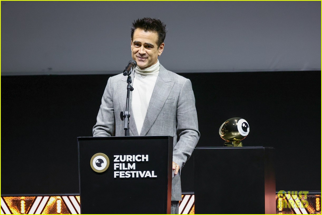 Colin Farrell Receives Golden Icon Award at Zurich Film Festival 2025 ...