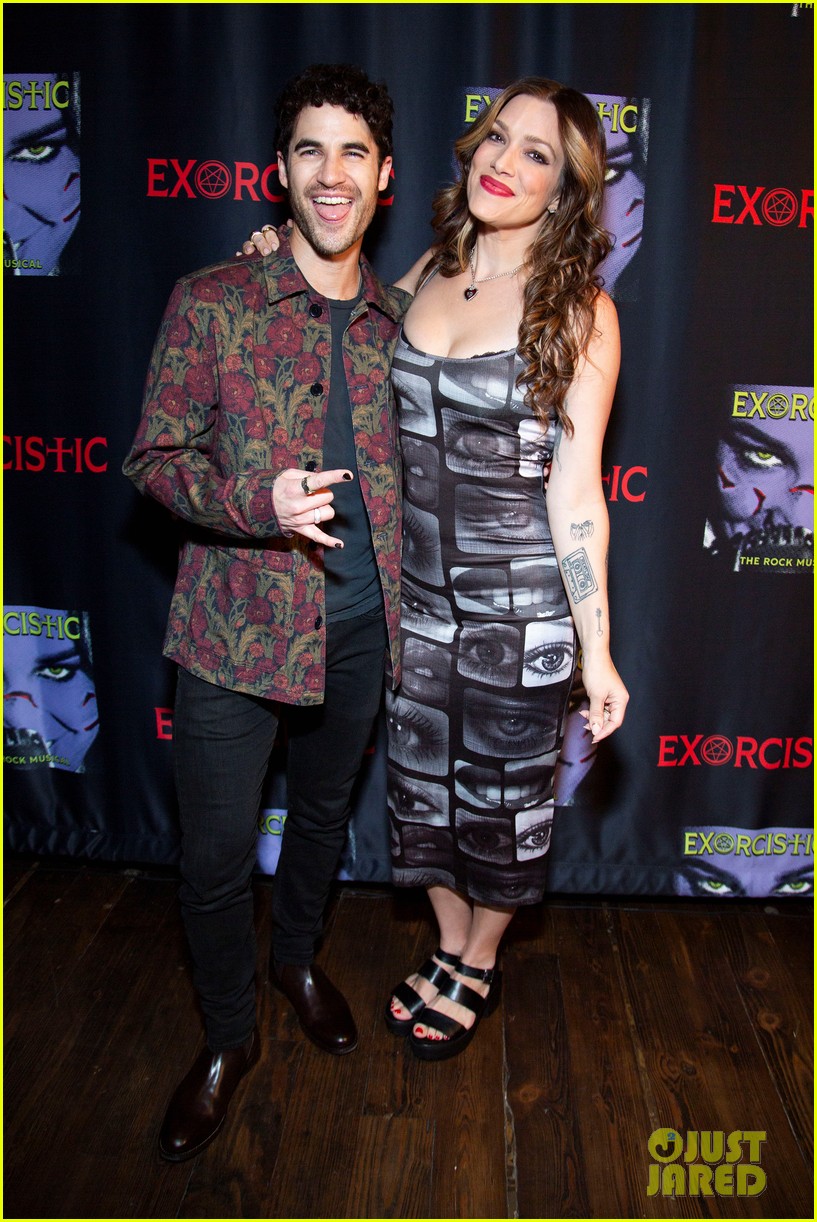 Darren Criss Strips Down to Fishnets & Corset for 'Exorcistic: The Rock Musical' Cameo ...