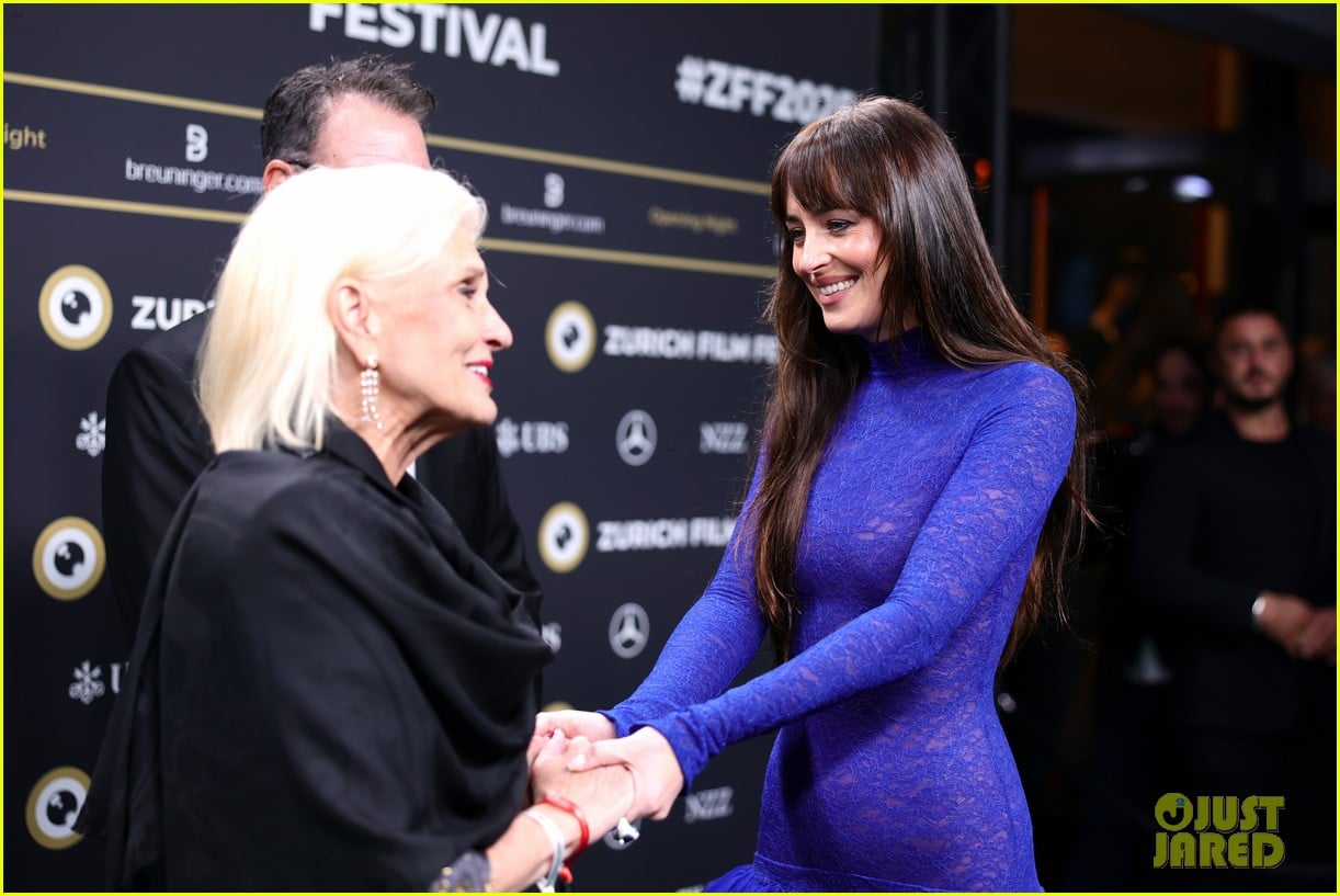 Dakota Johnson Continues Her Sheer Dress Trend with Gorgeous Gucci Gown ...