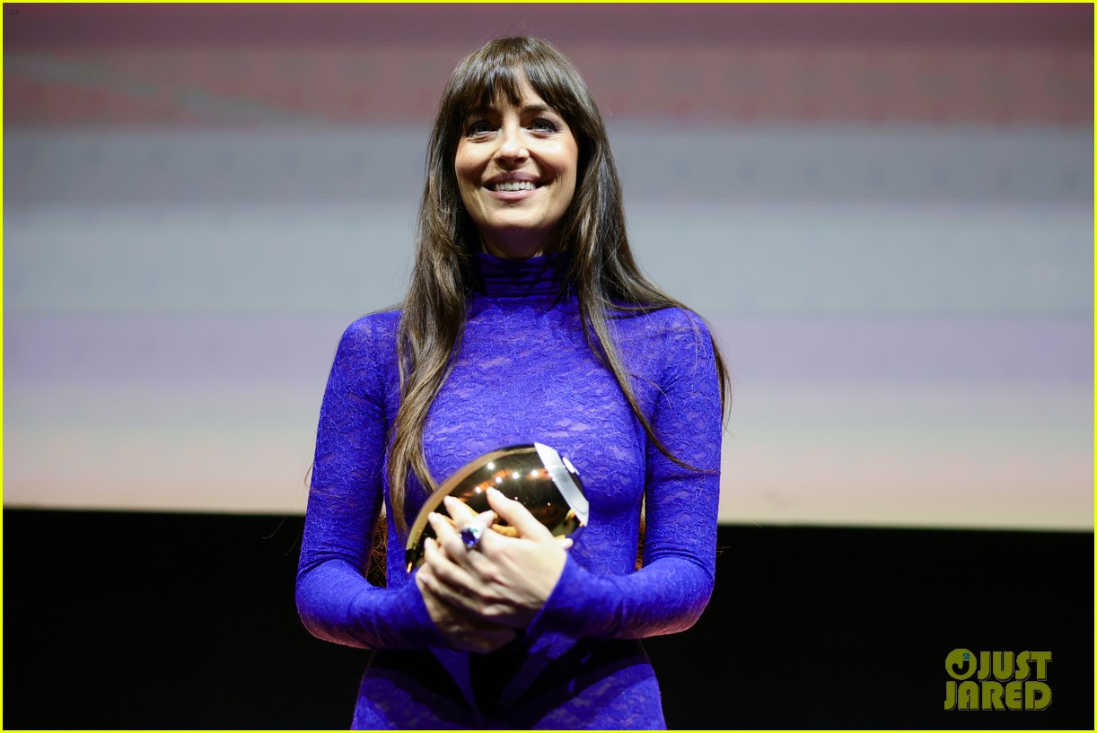 Dakota Johnson Continues Her Sheer Dress Trend with Gorgeous Gucci Gown at Zurich Film Festival ...