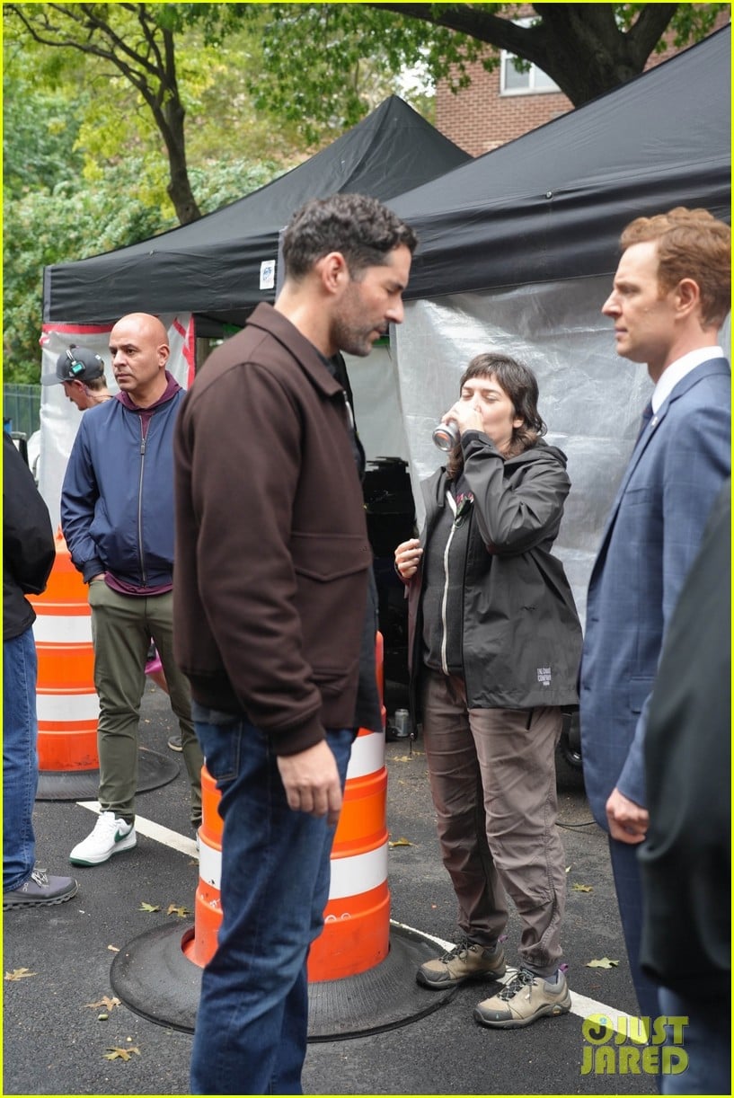 Tom Ellis & Nick Gehlfuss Film New CBS Series 'CIA' in NYC: Photo ...