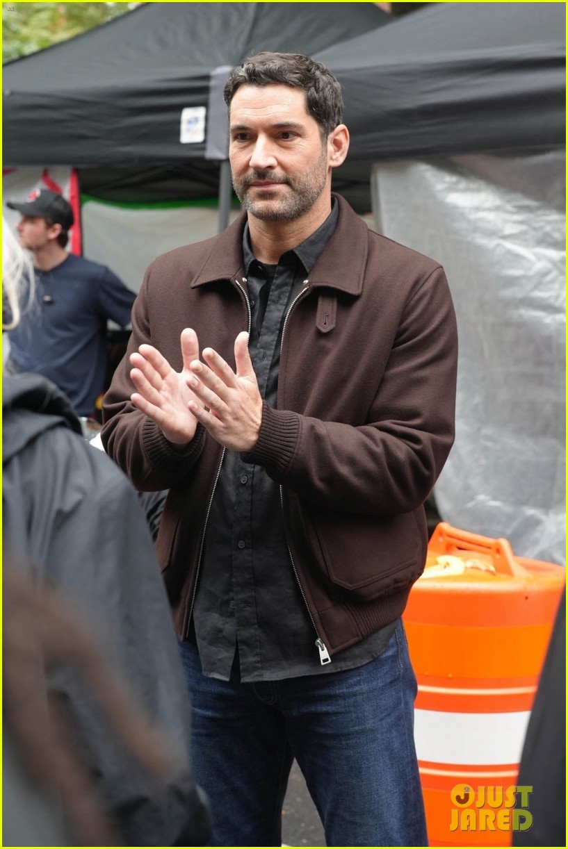 Tom Ellis & Nick Gehlfuss Film New CBS Series 'CIA' in NYC: Photo ...