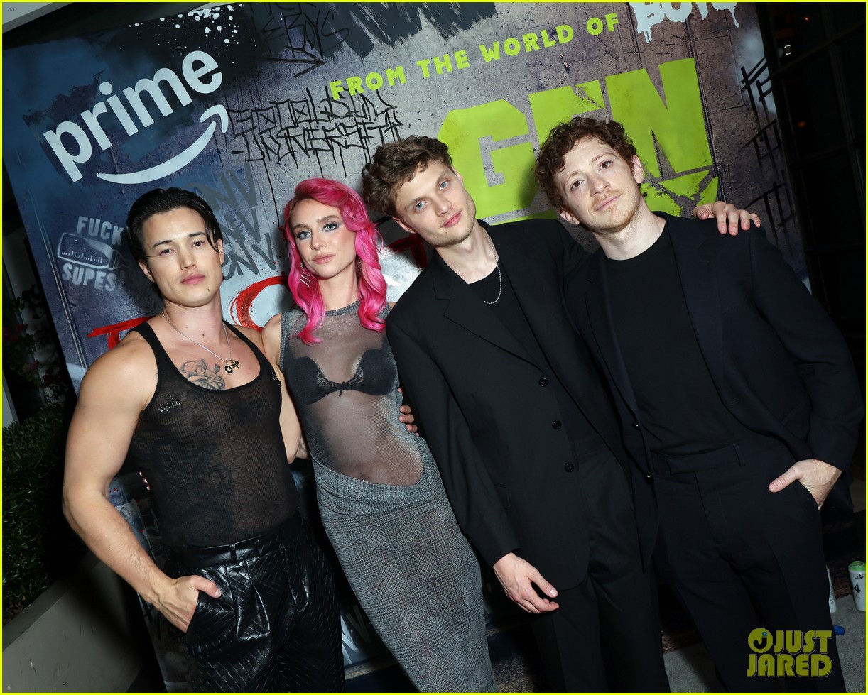 London Thor Shows Off Baby Bump at 'Gen V' Season 2 Premiere With Jaz ...