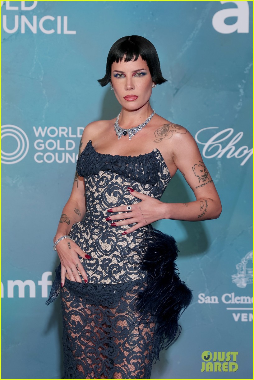 Halsey Wins amfAR Auction for Custom Julian Schnabel at Venice Charity ...