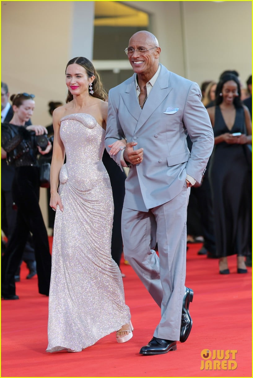 Emily Blunt & Dwayne 'The Rock' Johnson Reunite for 'The Smashing ...