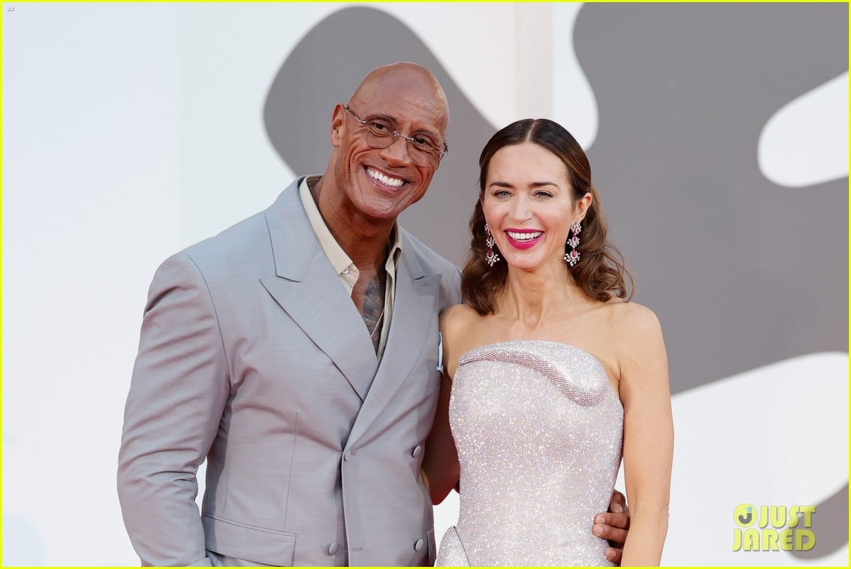 Emily Blunt & Dwayne 'The Rock' Johnson Reunite for 'The Smashing ...