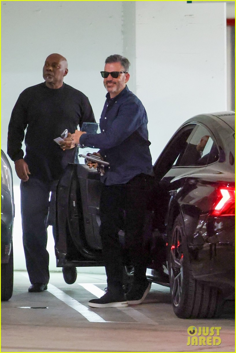 Jimmy Kimmel Photographed Visiting His Lawyer's Office After Getting ...