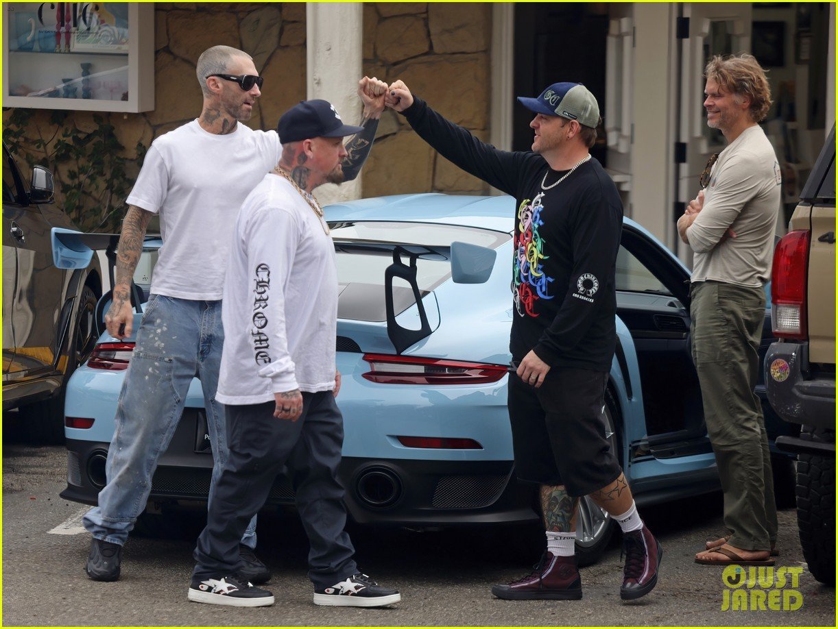 Adam Levine Spotted Hanging with Famous Pals During a Barbershop Stop ...