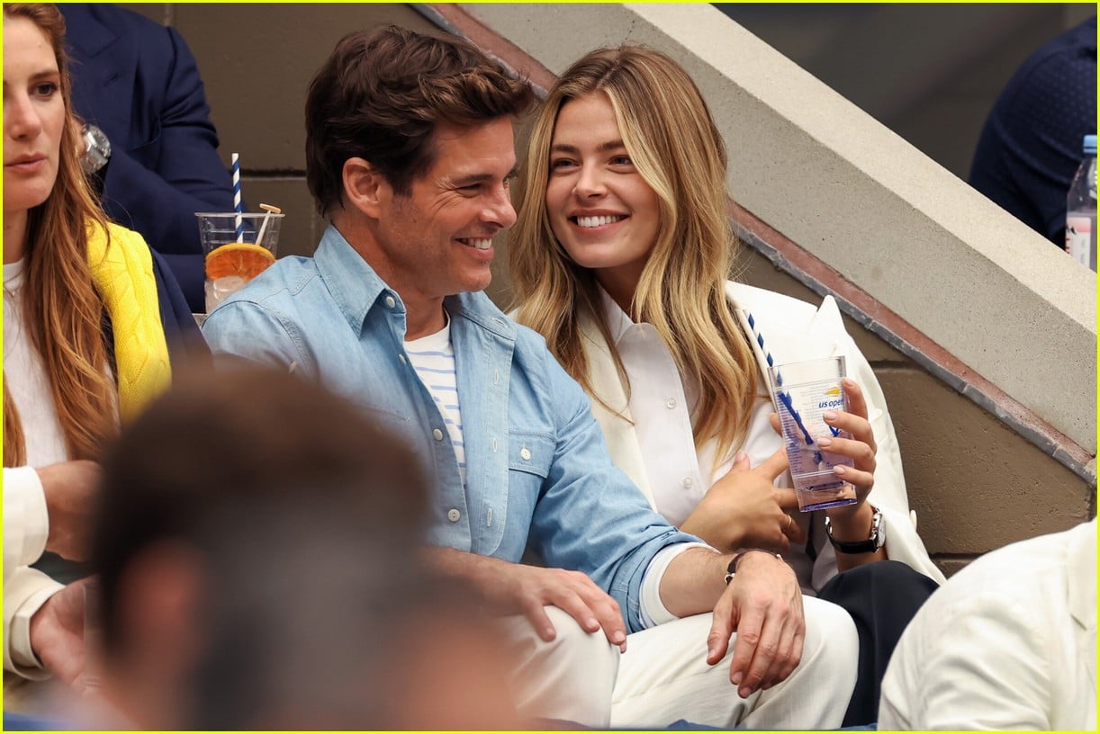 James Marsden & Girlfriend Frederique Brons All Smiles In Rare Outing ...