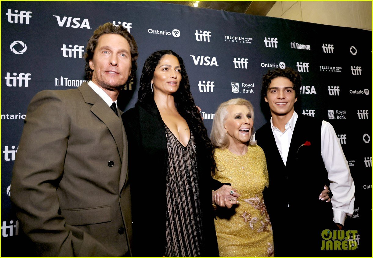 Matthew McConaughey, Son Levi & Mom Kay Attend TIFF Premiere of Their New Movie 'The Lost Bus ...