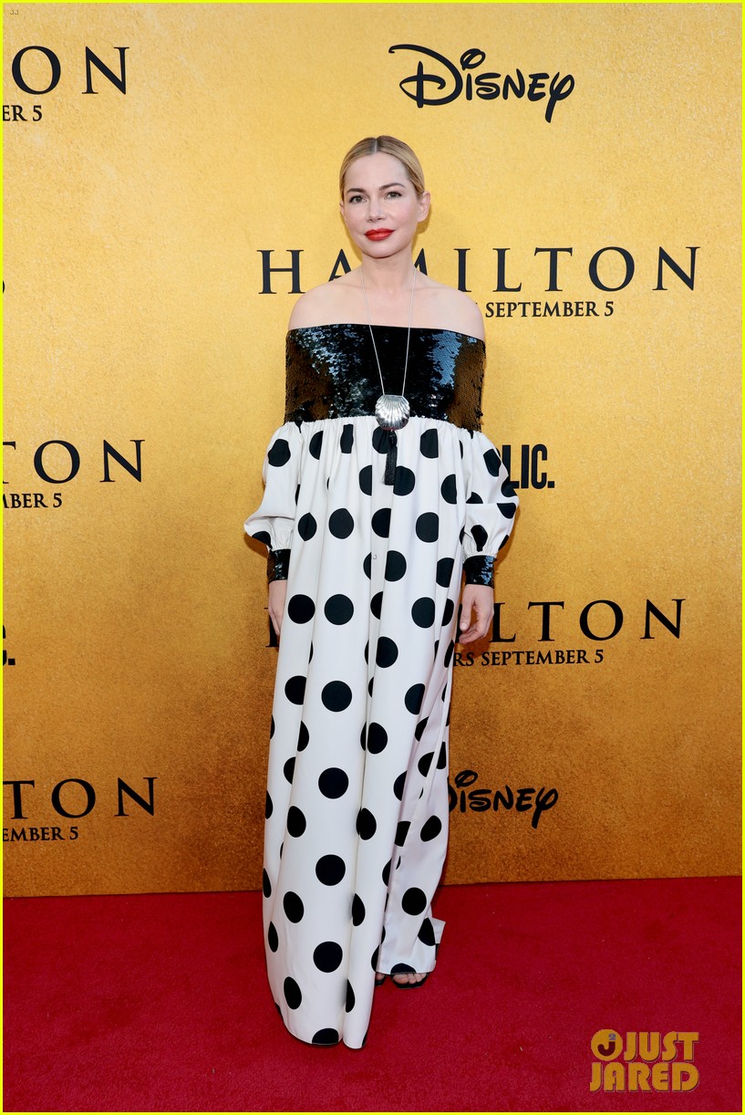 Michelle Williams Brings BFF Busy Philipps to Support Husband Thomas Kail at 'Hamilton' Movie ...