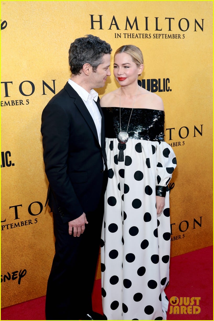 Michelle Williams Brings BFF Busy Philipps to Support Husband Thomas Kail at 'Hamilton' Movie ...