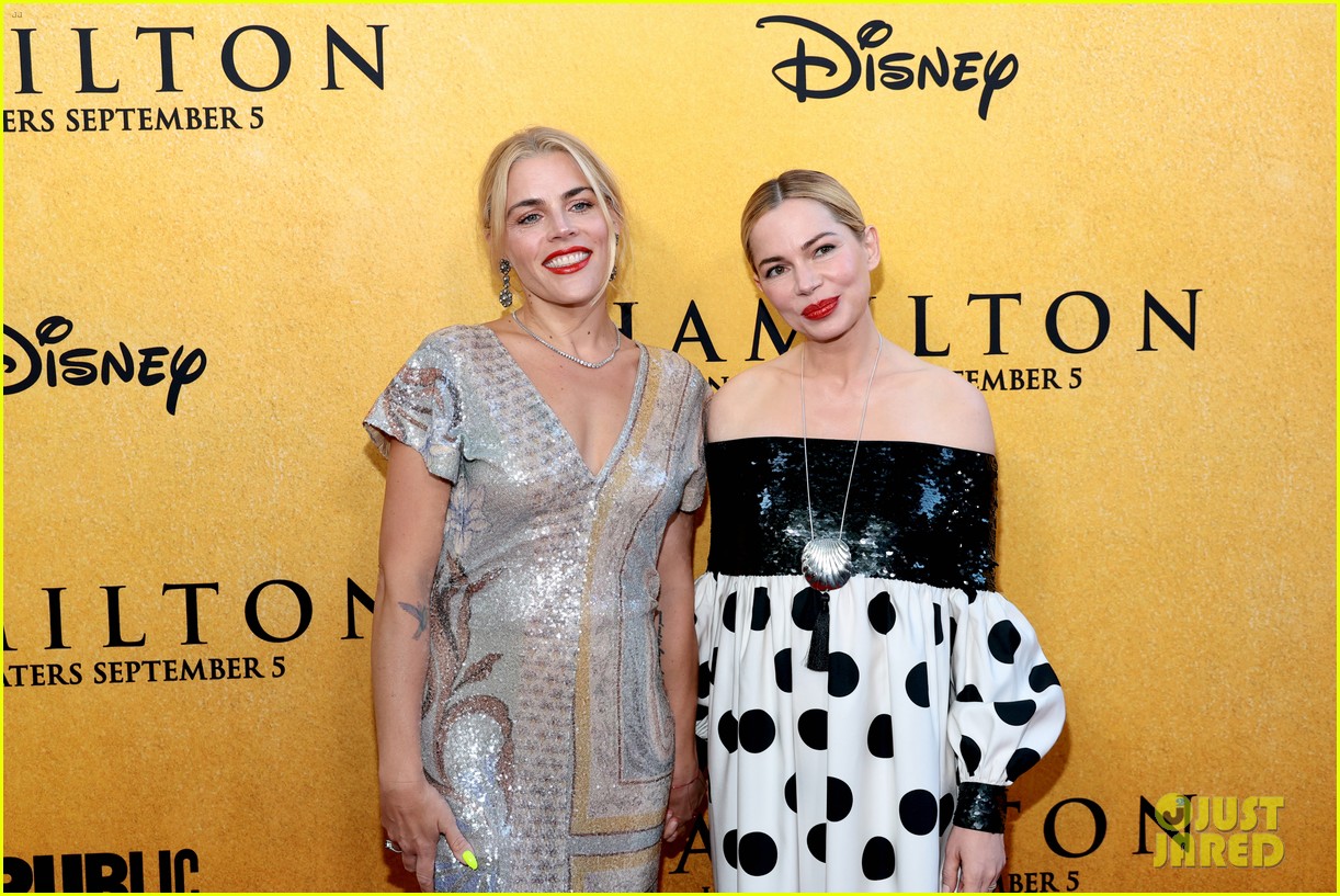 Michelle Williams Brings BFF Busy Philipps to Support Husband Thomas Kail at 'Hamilton' Movie ...
