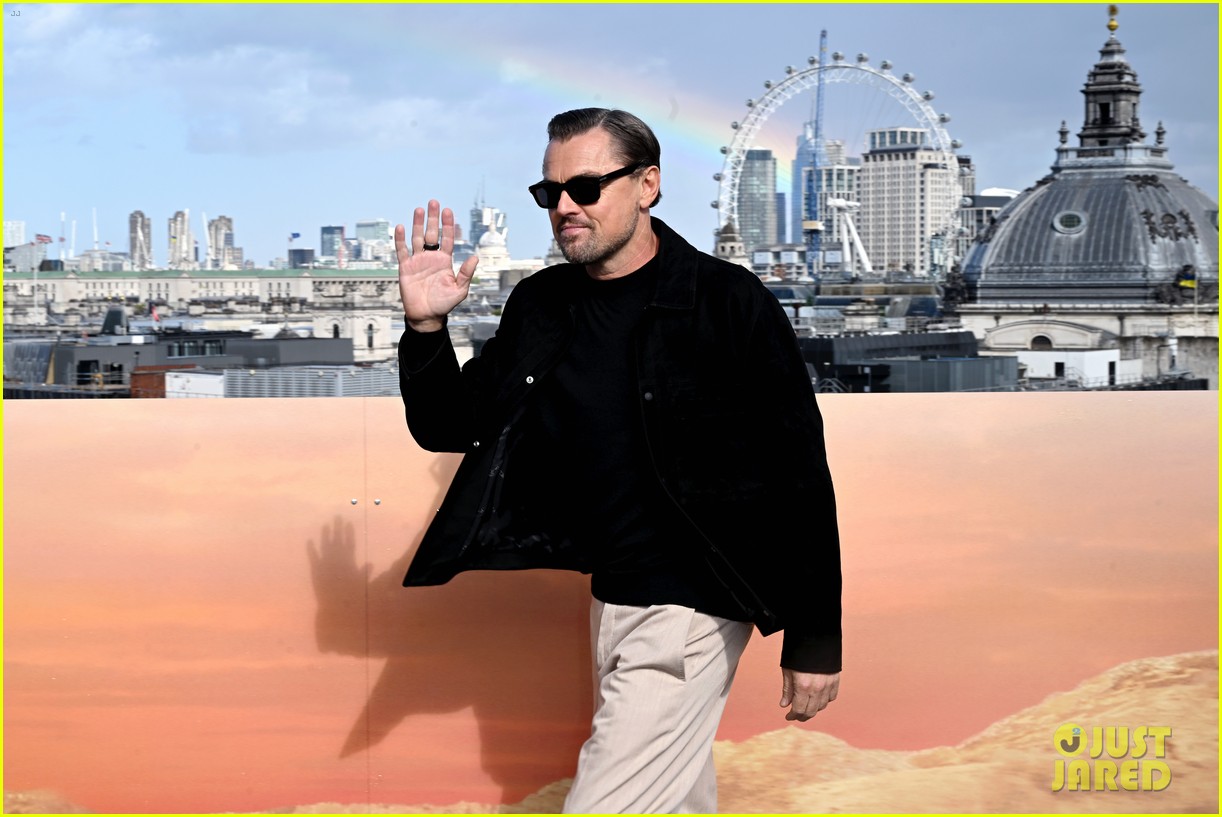 Rainbow Forms Above 'One Battle After Another' Cast During Their Photo ...