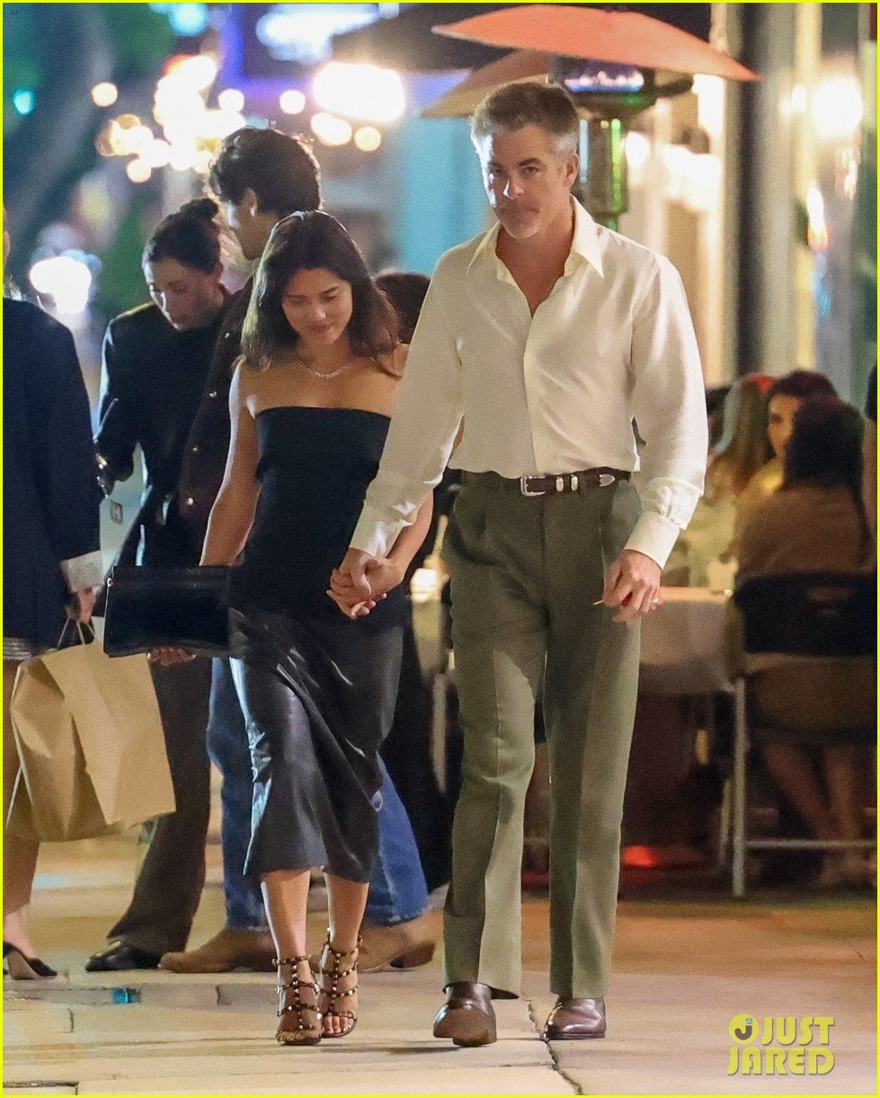 Chris Pine & Girlfriend Keana Sky Wenger Hold Hands During Night Out ...