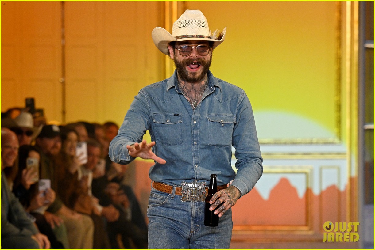 Post Malone Debuts Fashion Line with Runway Show in Paris: Photo ...