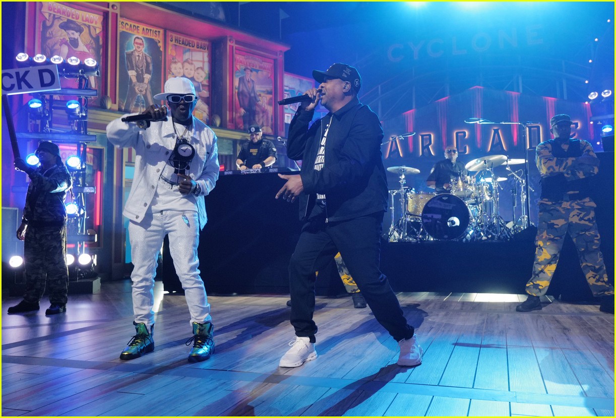 Public Enemy Performs 'Fight the Power' on 'Kimmel' While Telling Jimmy ...