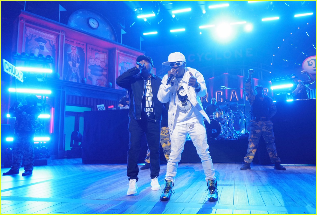 Public Enemy Performs 'Fight the Power' on 'Kimmel' While Telling Jimmy ...
