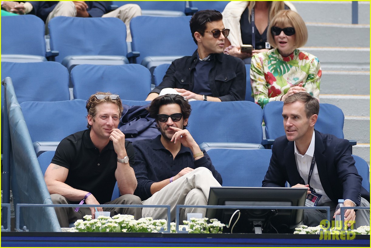 Rami Malek Hangs Out with Anna Wintour & Jeremy Allen White at U.S ...