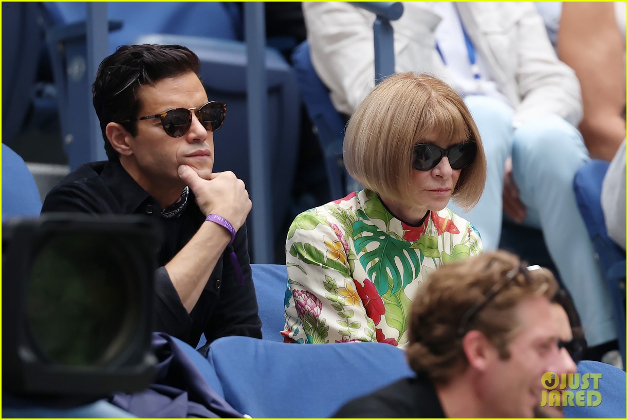 Rami Malek Hangs Out with Anna Wintour & Jeremy Allen White at U.S ...