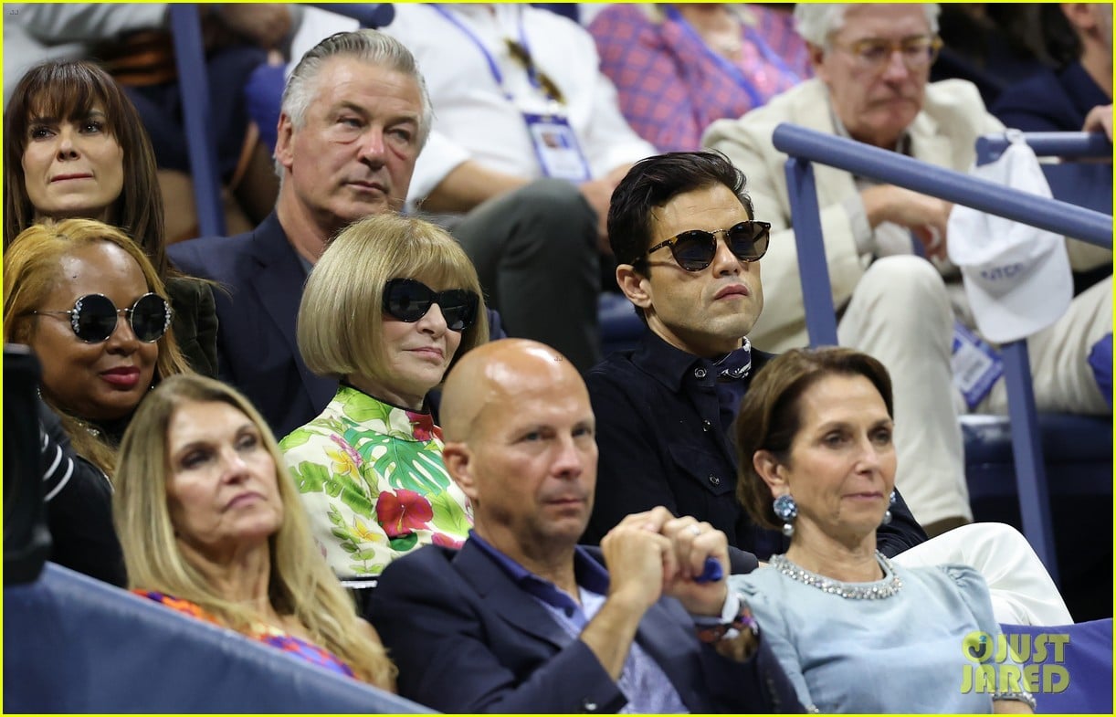 Rami Malek Hangs Out with Anna Wintour & Jeremy Allen White at U.S ...
