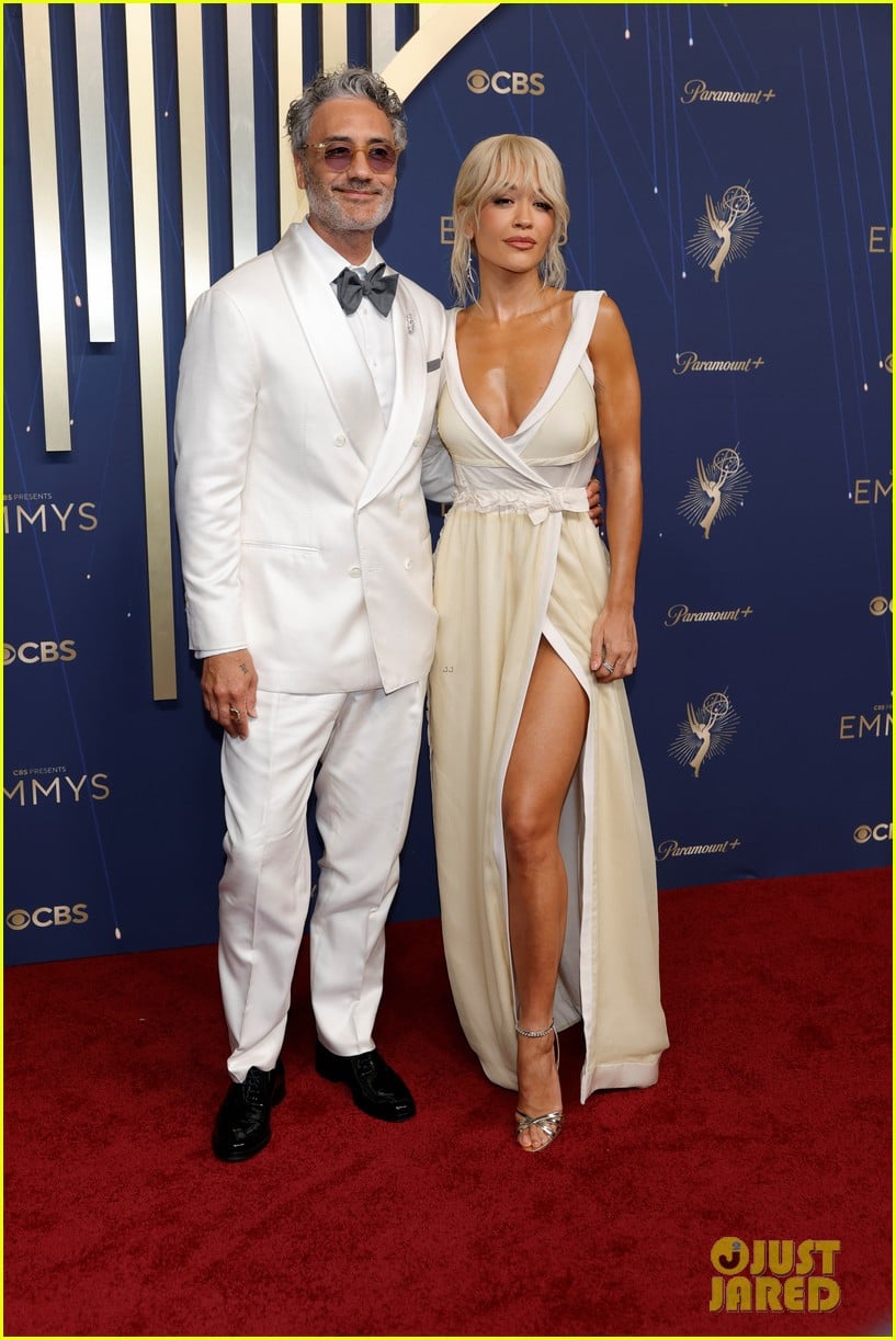 Rita Ora & Taika Waititi Strike a Pose at Emmys 2025 After Announcing Fyre Fest Project!: Photo ...