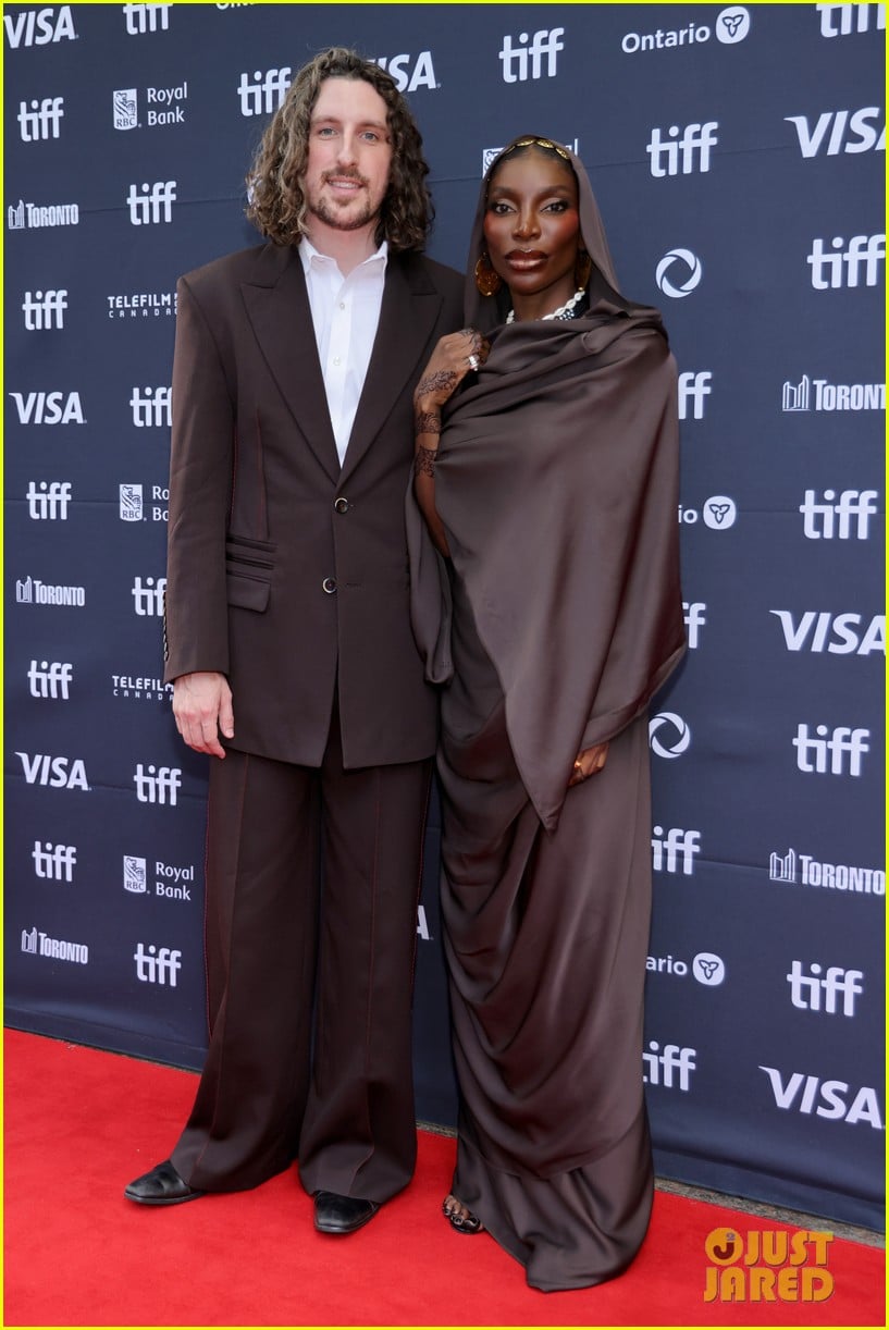 Michaela Coel & Boyfriend Spencer Hewett Make Rare Red Carpet ...