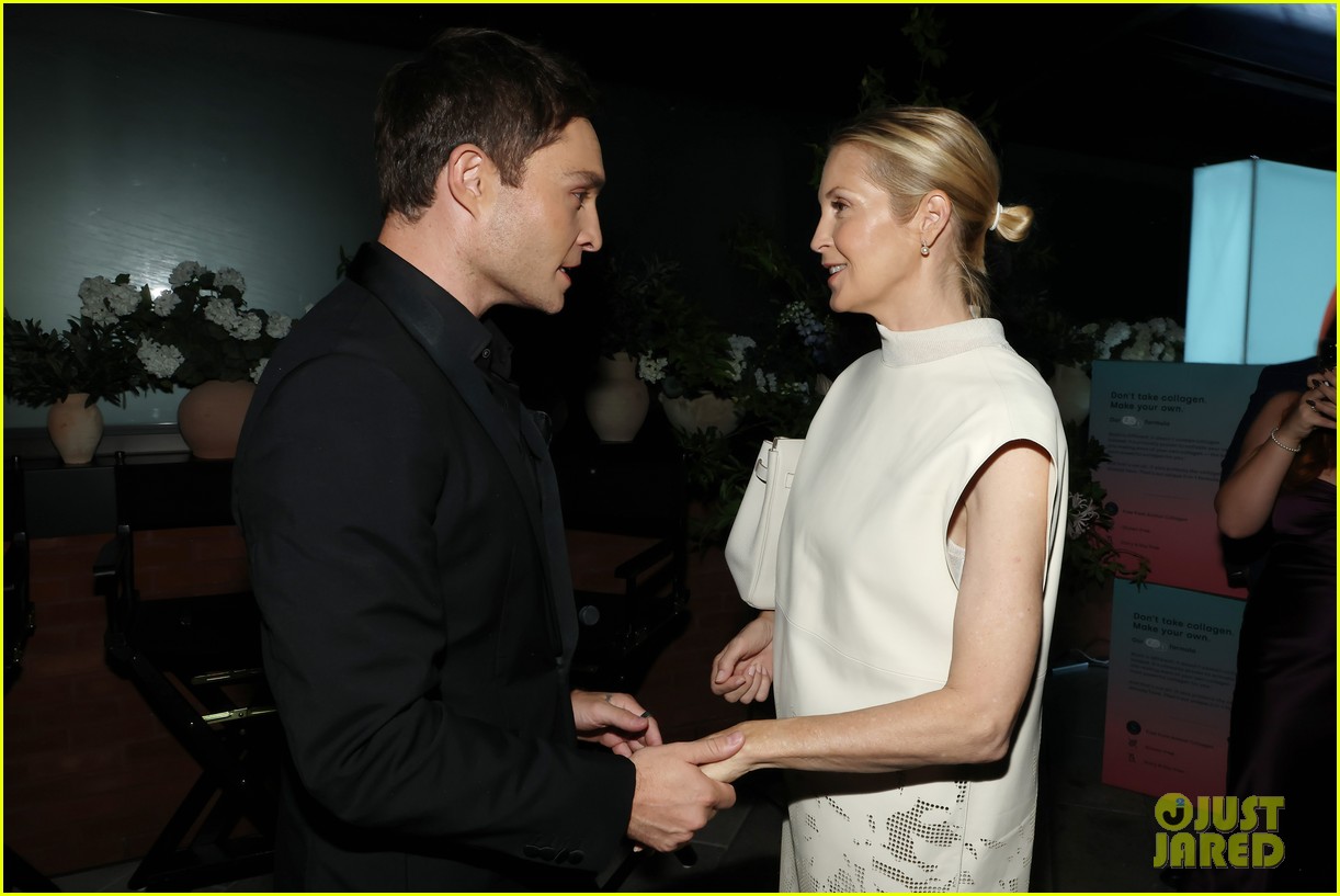 Ed Westwick & Kelly Rutherford Have 'Gossip Girl' Reunion at Biosil's ...